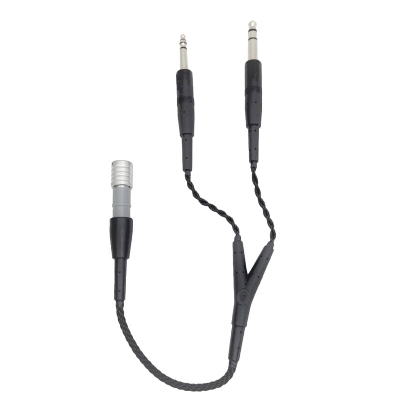 Panel Power (6-pin) to Dual GA plug Adaptor - Lightspeed Aviation
